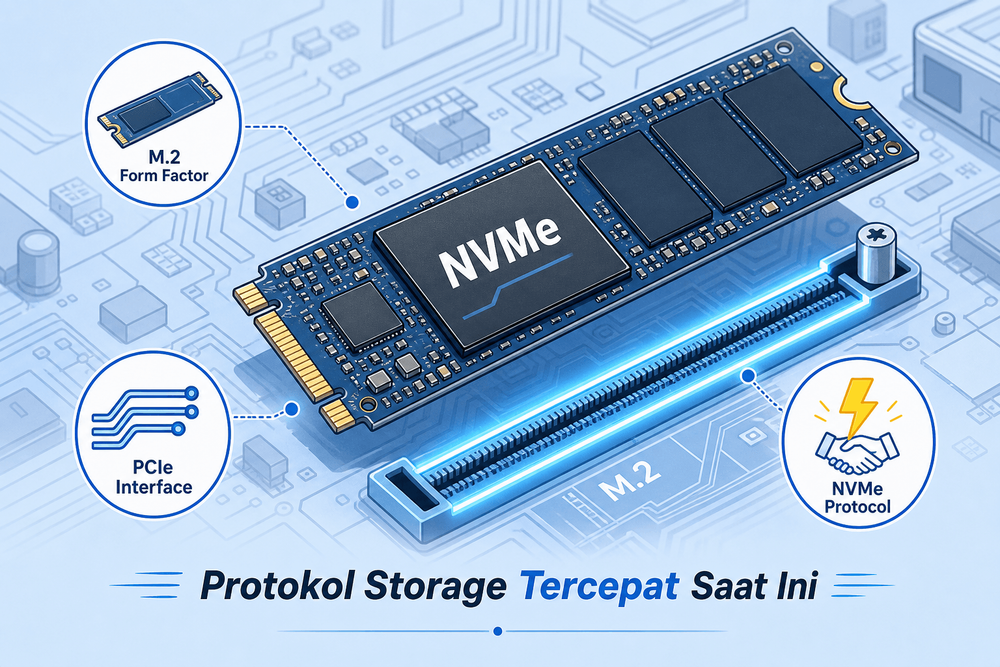 NVMe Adalah: Protokol Storage Tercepat Saat Ini